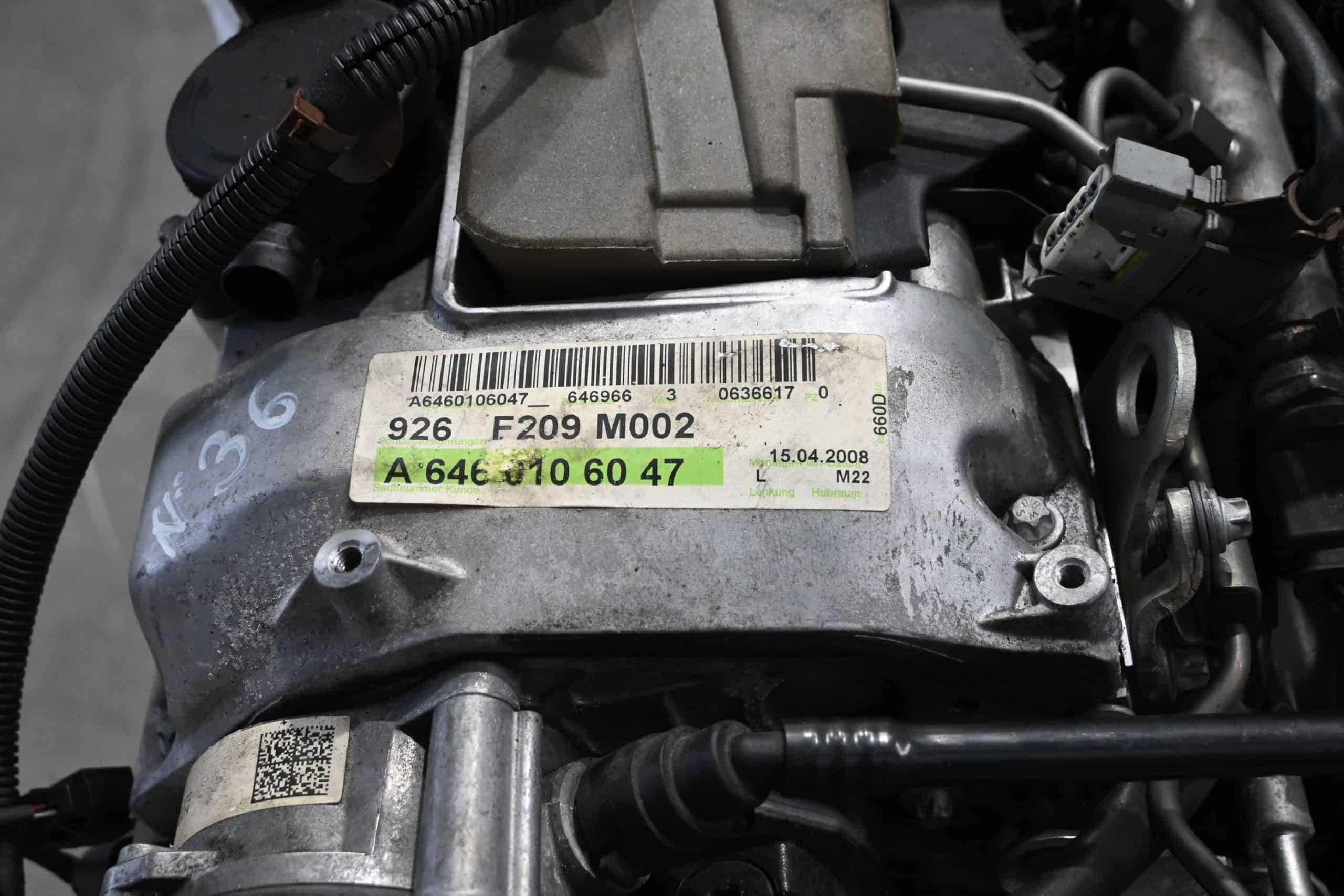 A 646 010 60 47 Motor completo Diesel OM 646.966, CLK 220 CDI Clase ...