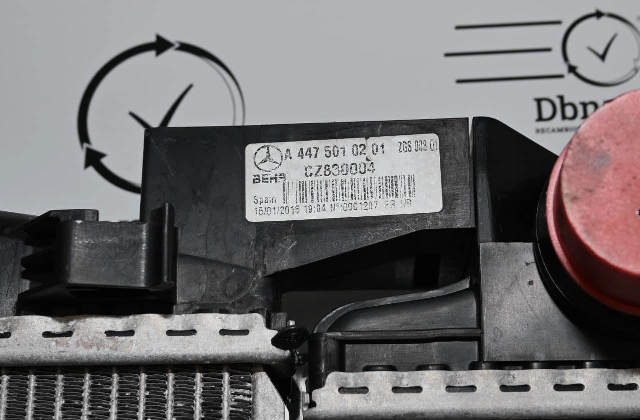 A 447 501 05 01 Conjunto de radiadores Clase VITO W447 - DBNZ.NET