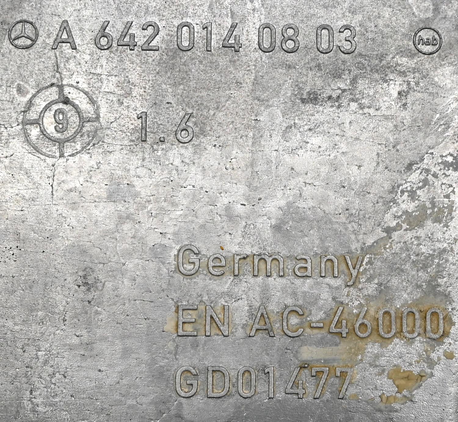 A 642 014 08 03 Carter de aceite M642 SPRINTER - DBNZ.NET